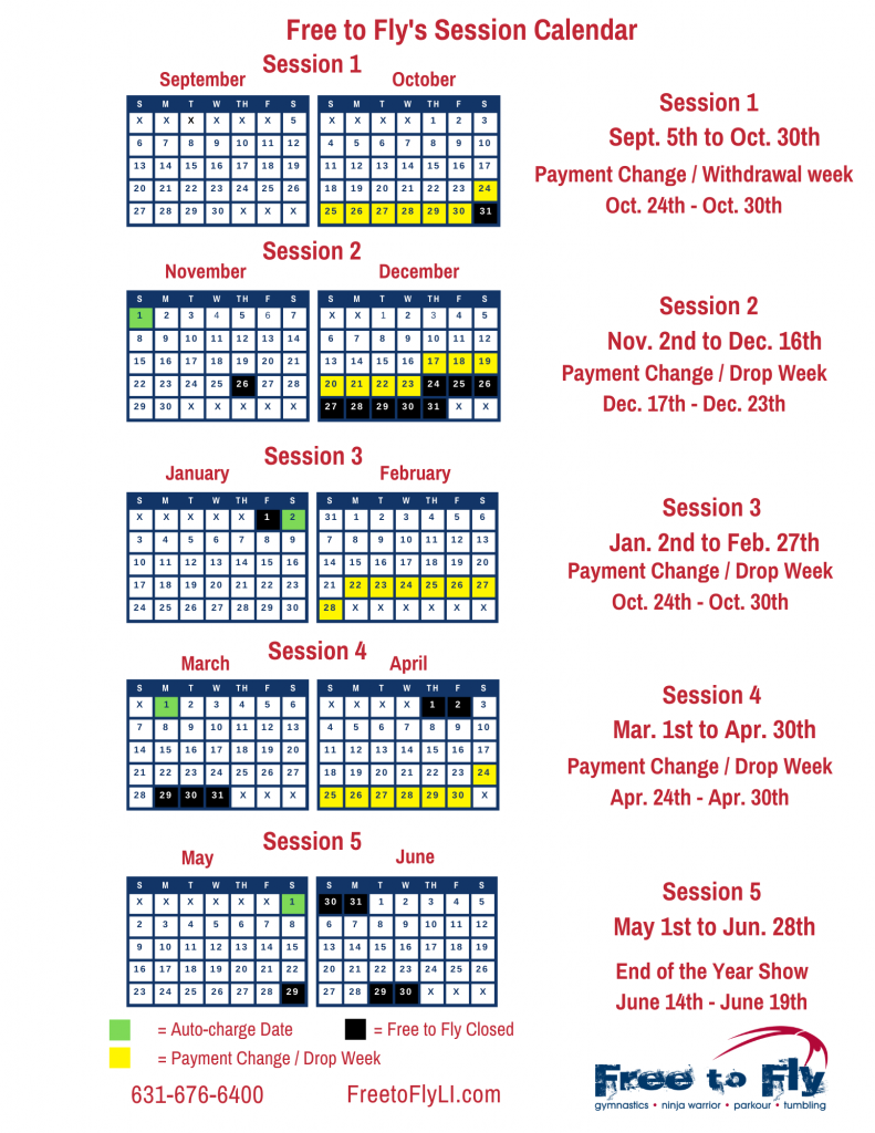 Schedule | Free to Fly