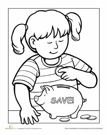 About Being Responsible Sheet Coloring Pages